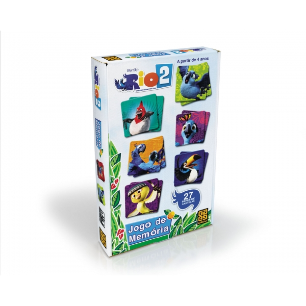 Jogo de Memória Rio 2 : Grow - Papelaria Japuíba