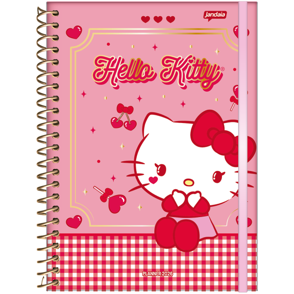 Planner Hello Kitty : Jandaia - Papelaria Japuíba